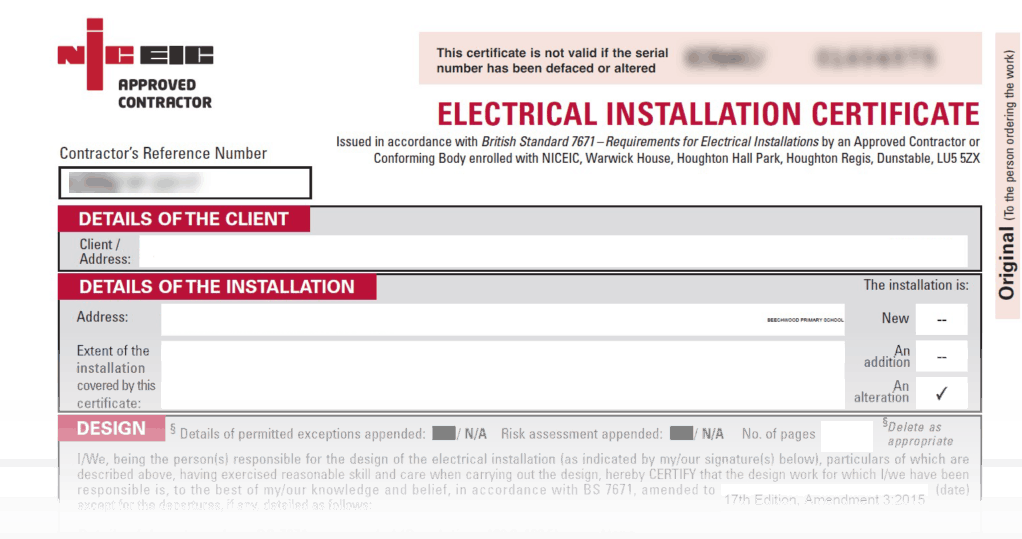 A Spark's Guide to the Electrical Installation Condition Report (EICR ...