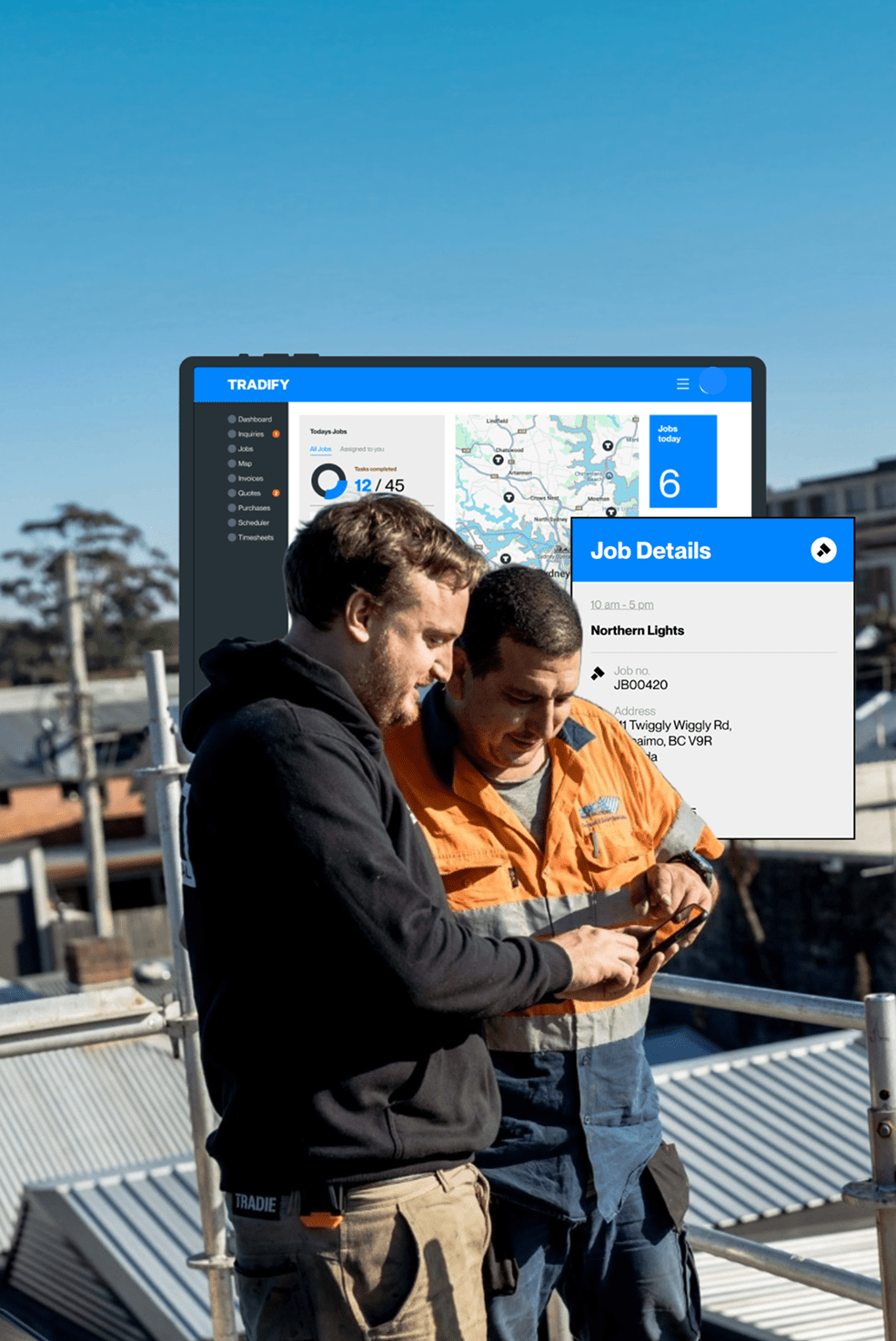 Roofing Project Management Software | Try Free | Tradify™