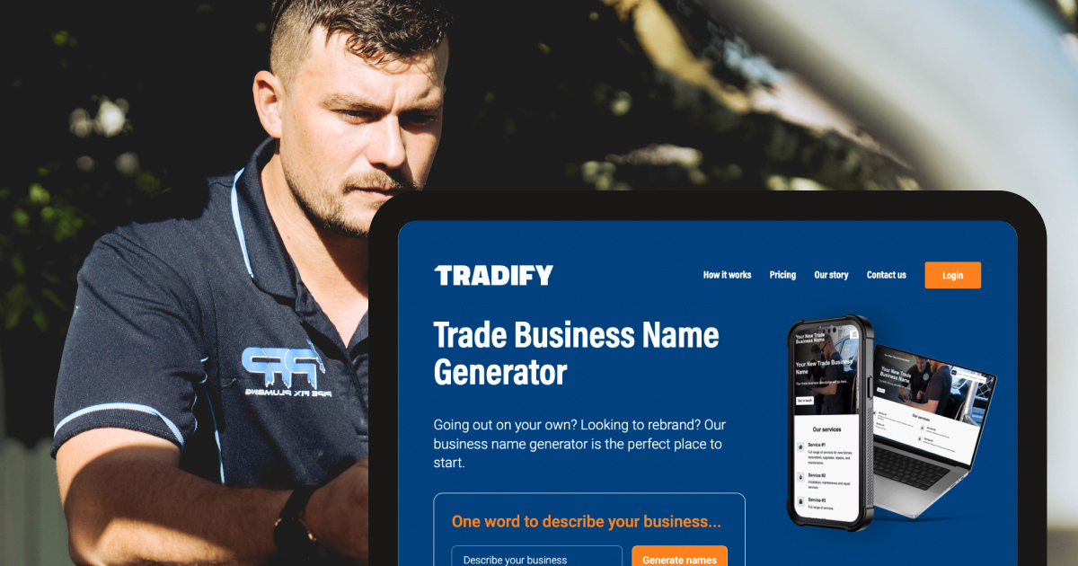 How To Pick a Name for Your Business | Tradify™