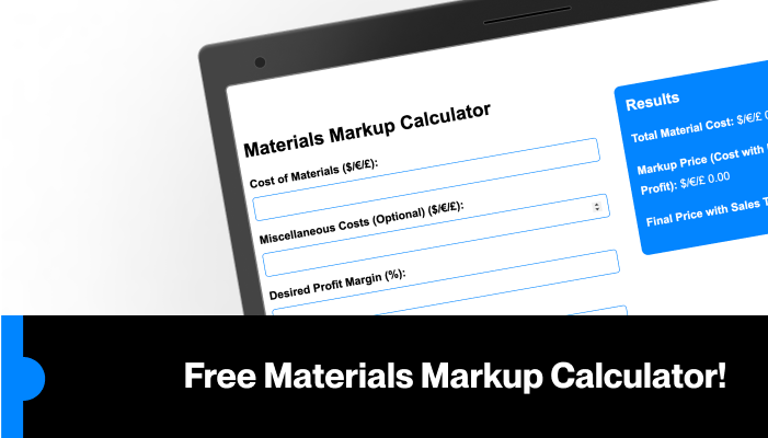 Contractor Markup Calculator | Free Tool! | Tradify™