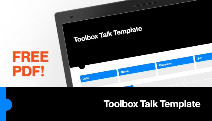 Toolbox Talk Template | Free PDF Download | Tradify™
