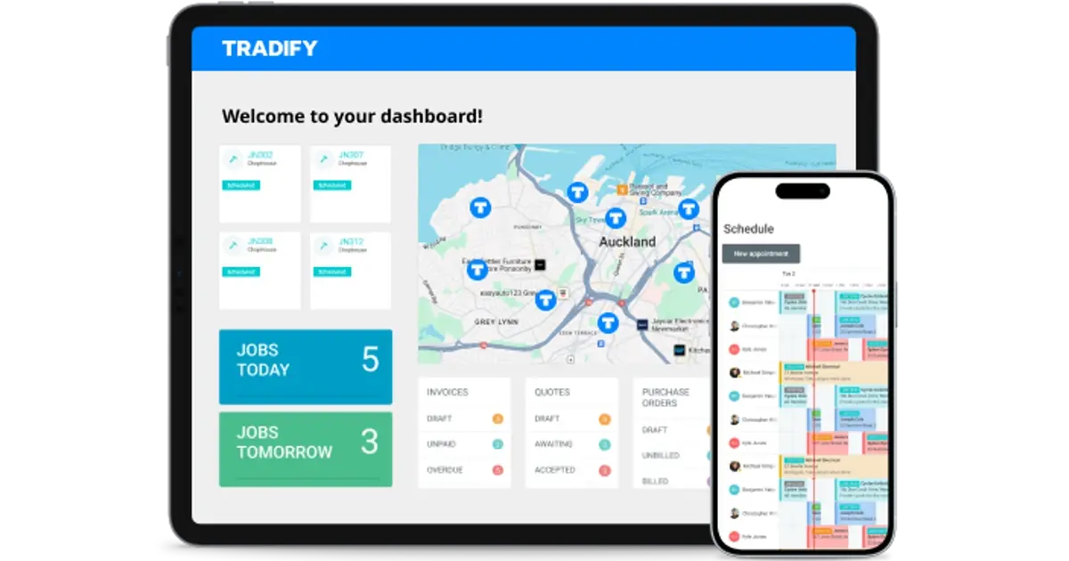 Job Management Software for Tradies | Try Free! | Tradify™