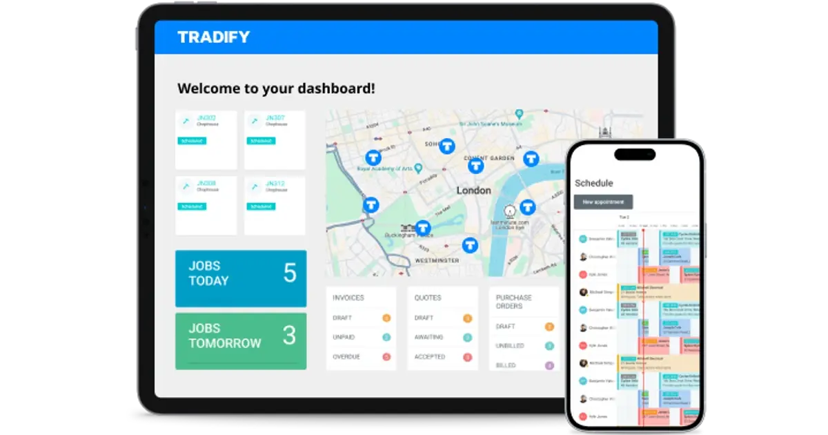 Job Management Software for Trades | Try Free! | Tradify™